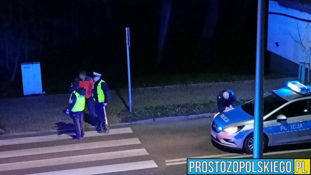 Potracenie 20-latka na pasach w Brzegu.