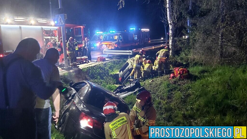 Wypadek na skrzyżowaniu DK 94 w Brzegu.4 osoby zostały