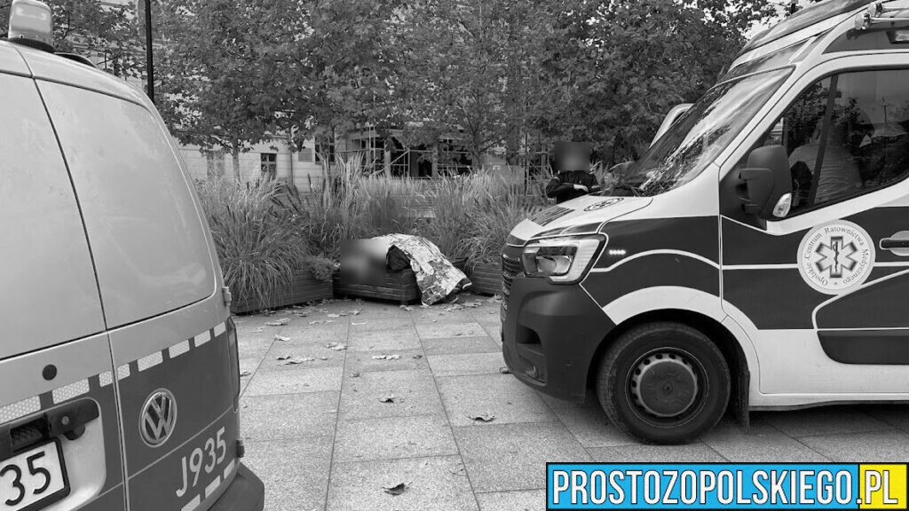Zgon mężczyzny w centrum Opola.