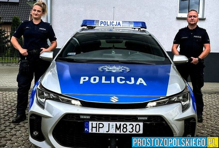 Policjanci z Zawadzkiego uratowali 27-latka, który chciał