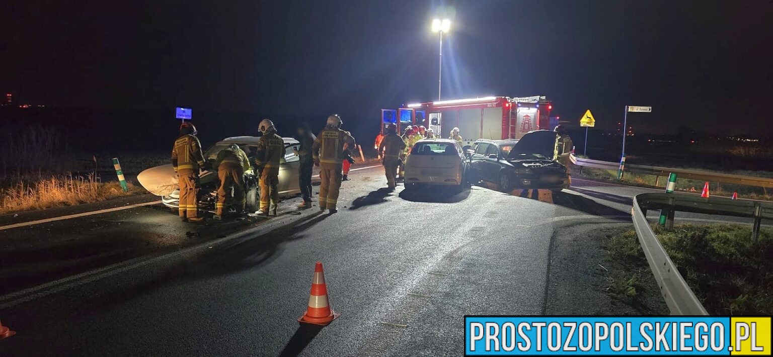 Wrzoski: wypadek na obwodnicy Opola.(Zdjęcia&Wideo)