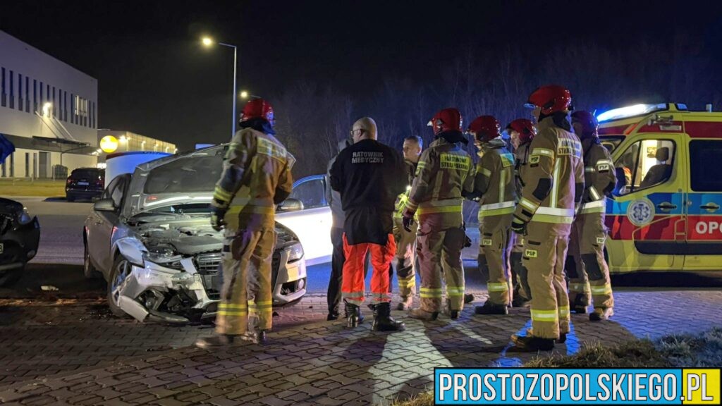Zderzenie dwóch samochodów osobowych na ul. Północnej