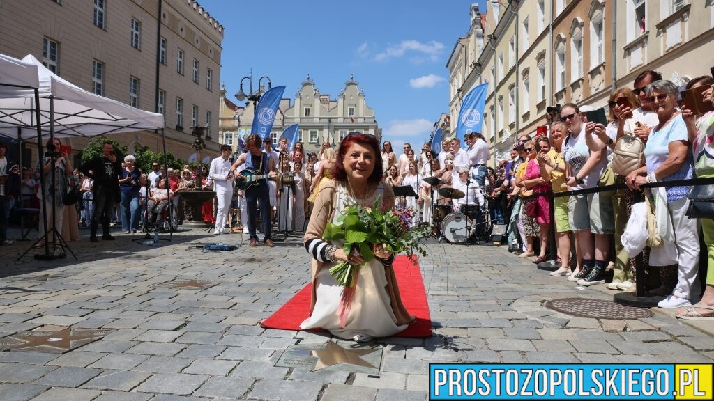 Urszula Dudziak z własną gwiazdą w Alei Gwiazd w Opolu